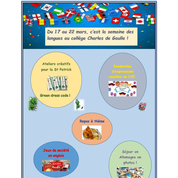 Semaine des langues - Collège Charles de Gaulle - Hillion